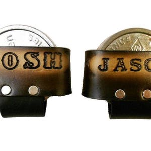 Custom Handcrafted Leather Snuff Can Holder, Chewing Tobacco Case, Name ...