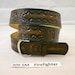 Firefighter Leather Belt, Fireman, USA Handcrafted Fire Department ...