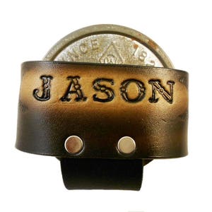 Custom Handcrafted Leather Snuff Can Holder, Chewing Tobacco Case, Name ...