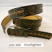 Firefighter Leather Belt, Fireman, USA Handcrafted Fire Department ...
