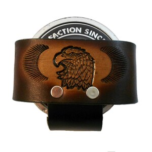 Leather Snuff Can Holder, Chewing Tobacco Case, Handcrafted, Many ...