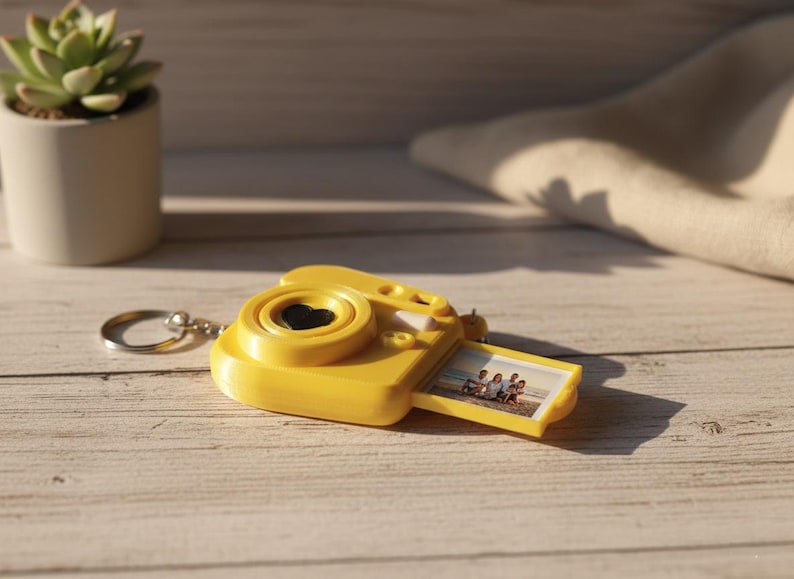Instax Camera Keychain Personalized Photo – Custom Polaroid Style Mini ...