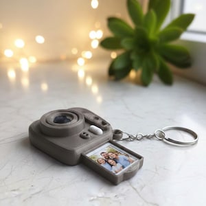 Instax Camera Keychain Personalized Photo – Custom Polaroid Style Mini ...