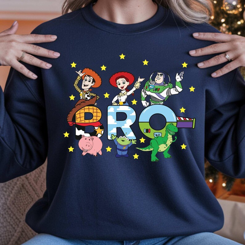 Toy Story Birthday PNG Bundle, Bro Sis Mom Dad Letters & Numbers 0–9 ...