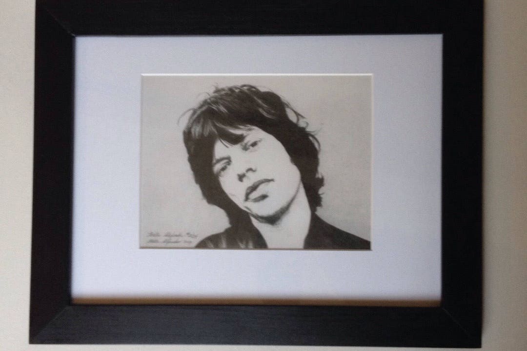Fully Framed Mick Jagger Print Limited Edition - Etsy