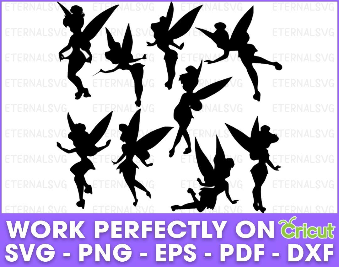 Tinker Bell Svg Bundle, Tinker Bell Svg, Tinker Bell Png Bundle, Tinker ...