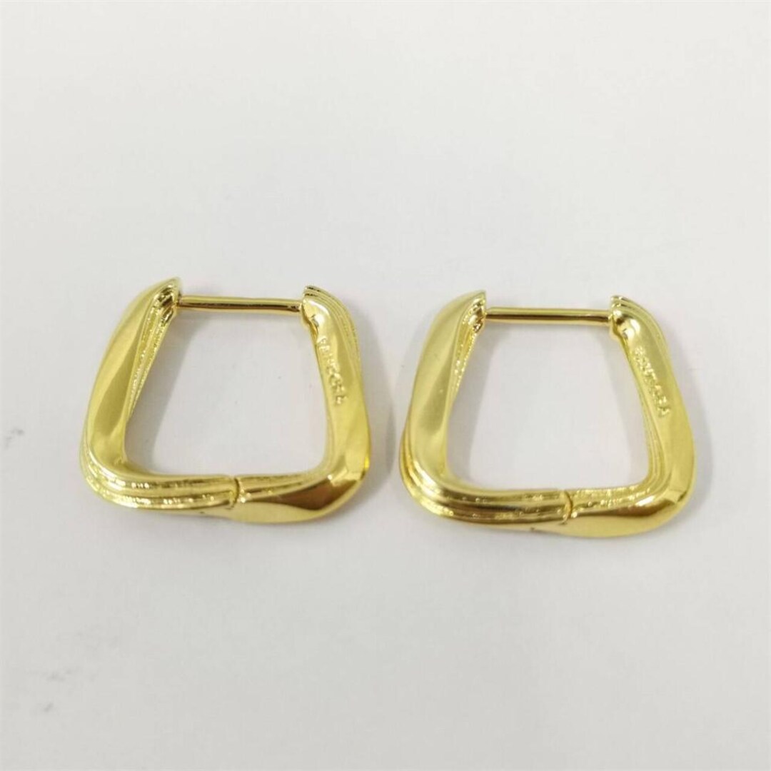 Pandora Twisted Triangle Small Hoop Earrings - Etsy