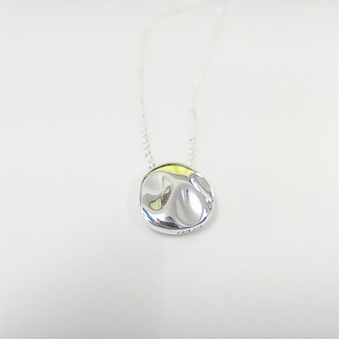 Pandora Organic Shape Round Pendant Necklace - Etsy