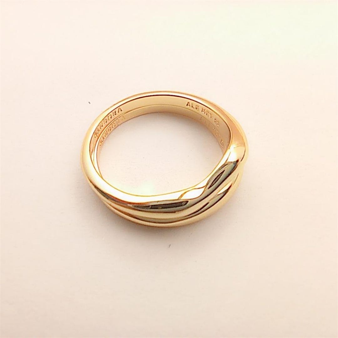 PANDORA ESSENCE Organically Shaped Stacking Rings - Etsy