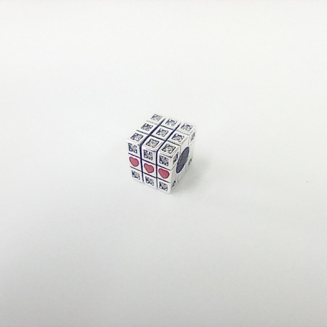 Pandora Sterling Silver Moveable Toy Cube Charm - Etsy