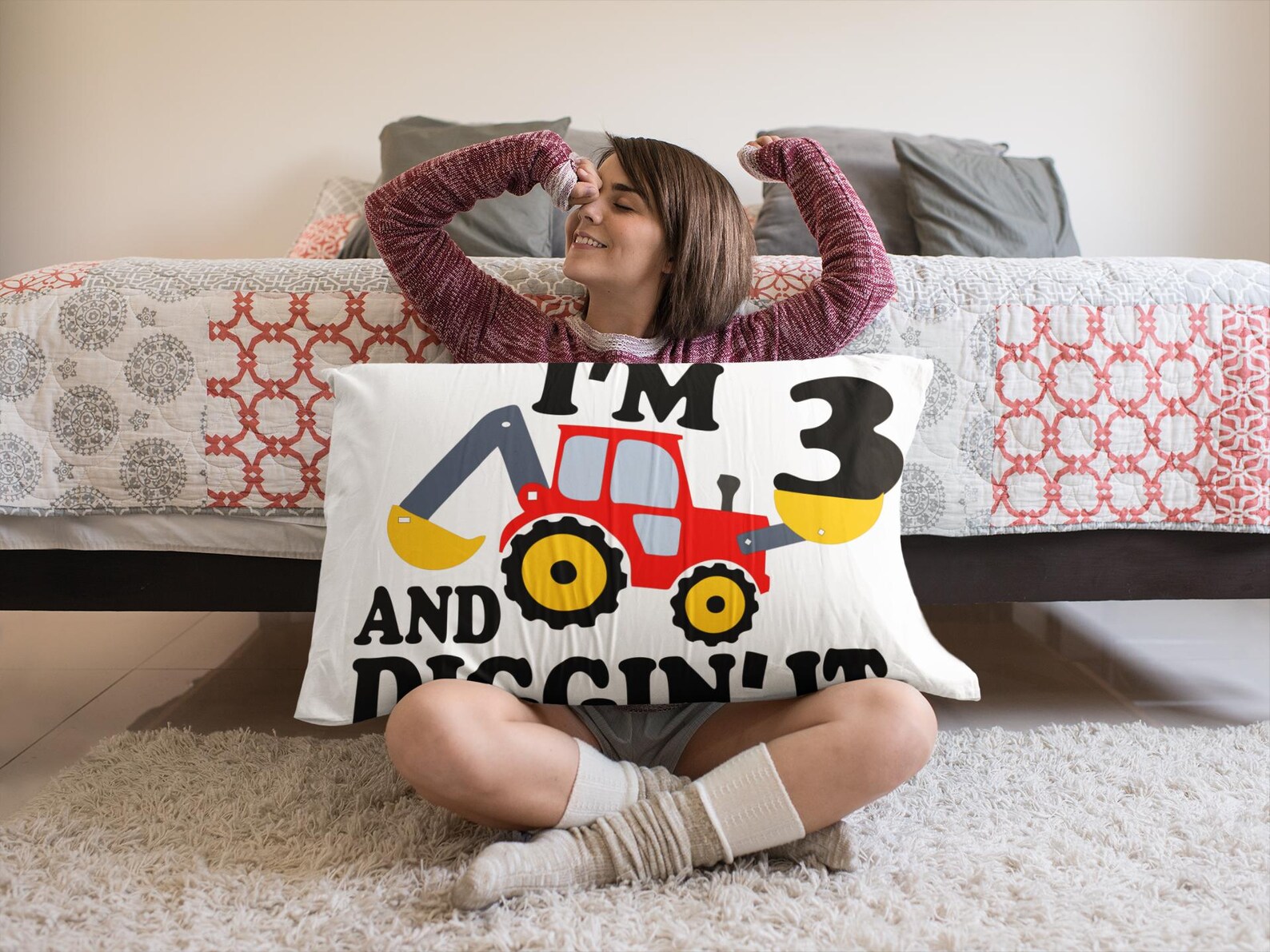 I'm 3 and Digging It SVG | Third Birthday Design (digital Download) - Etsy