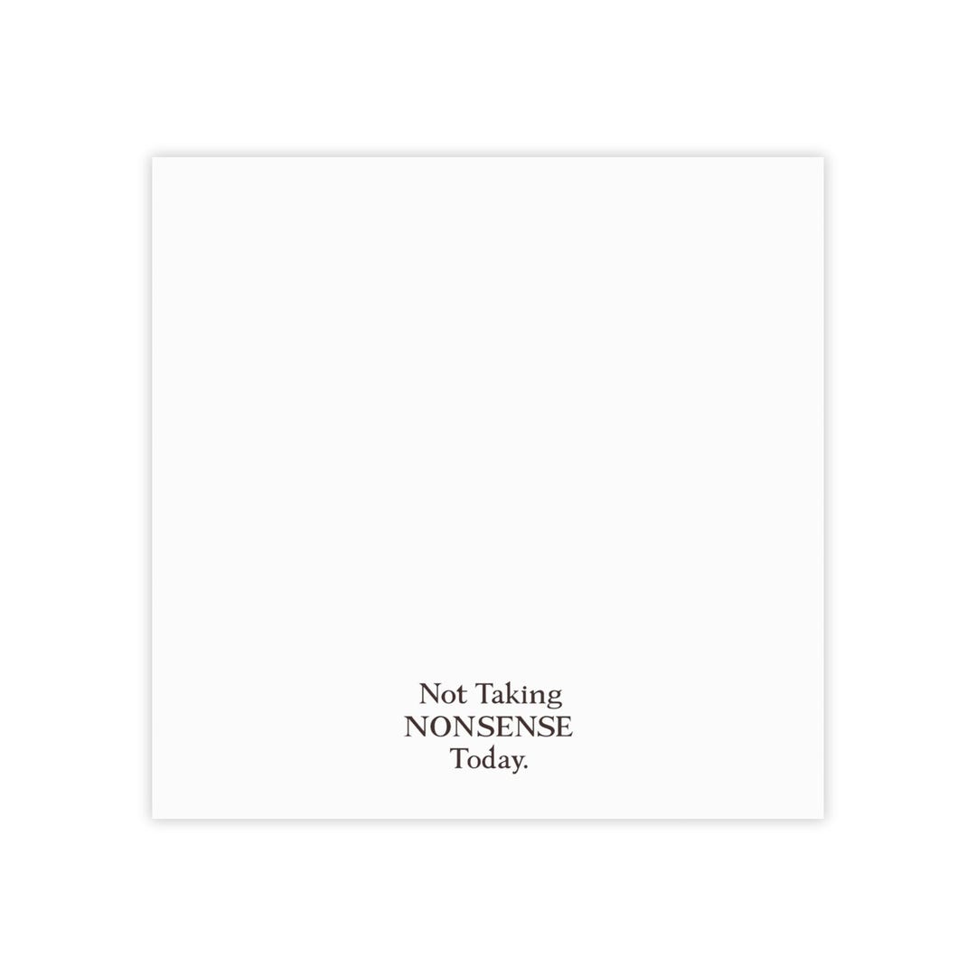 Funny Sticky Notes | Minimalist 4x4 Post-it Pads, Boundaries - Etsy