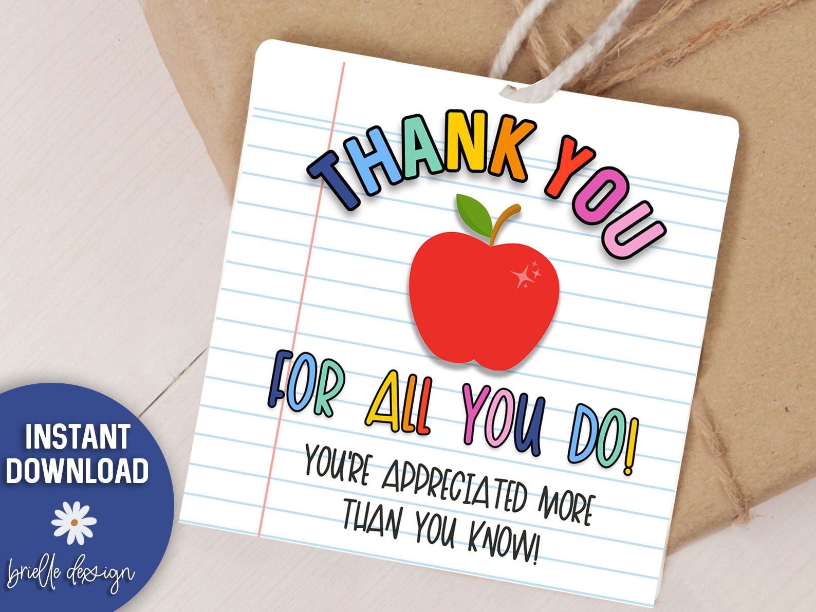 Thank You for All You Do, Cute Thank You, Teacher Thank You, Teacher ...