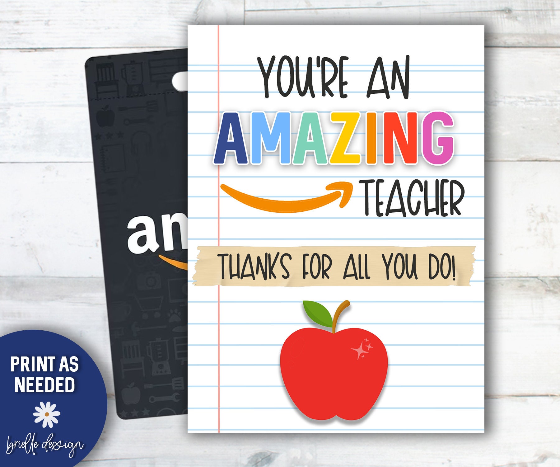 Amazon Teacher Gift, Amazing Teacher, Teacher Appreciation, Amazon Gift ...