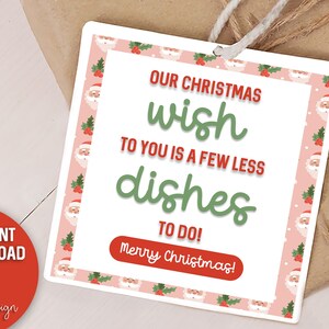 Our Christmas Wish to You is A Few Less Dishes to Do, Christmas ...