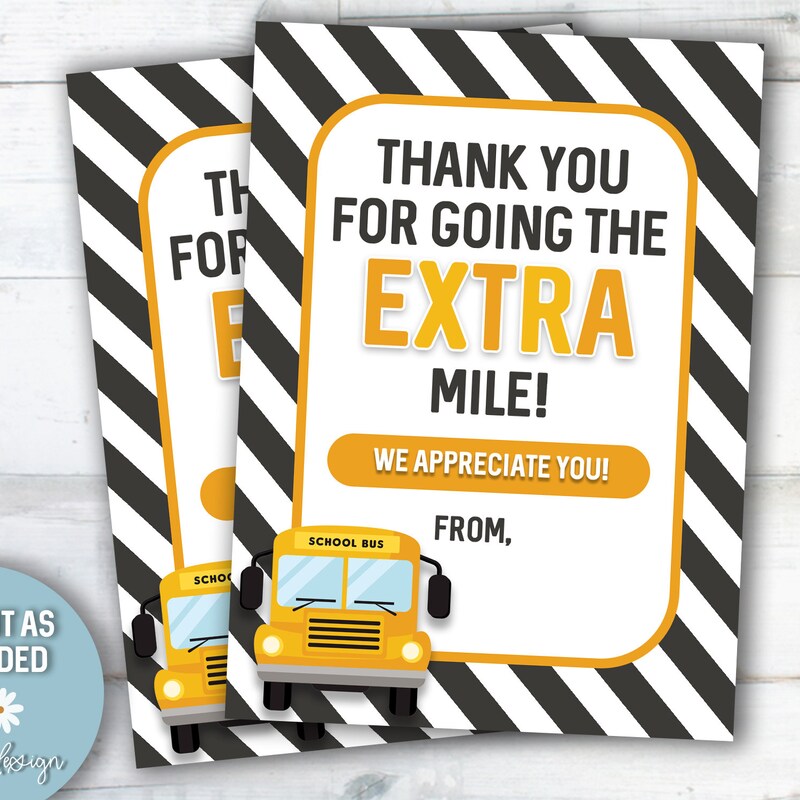 Bus Driver Thank You - Etsy