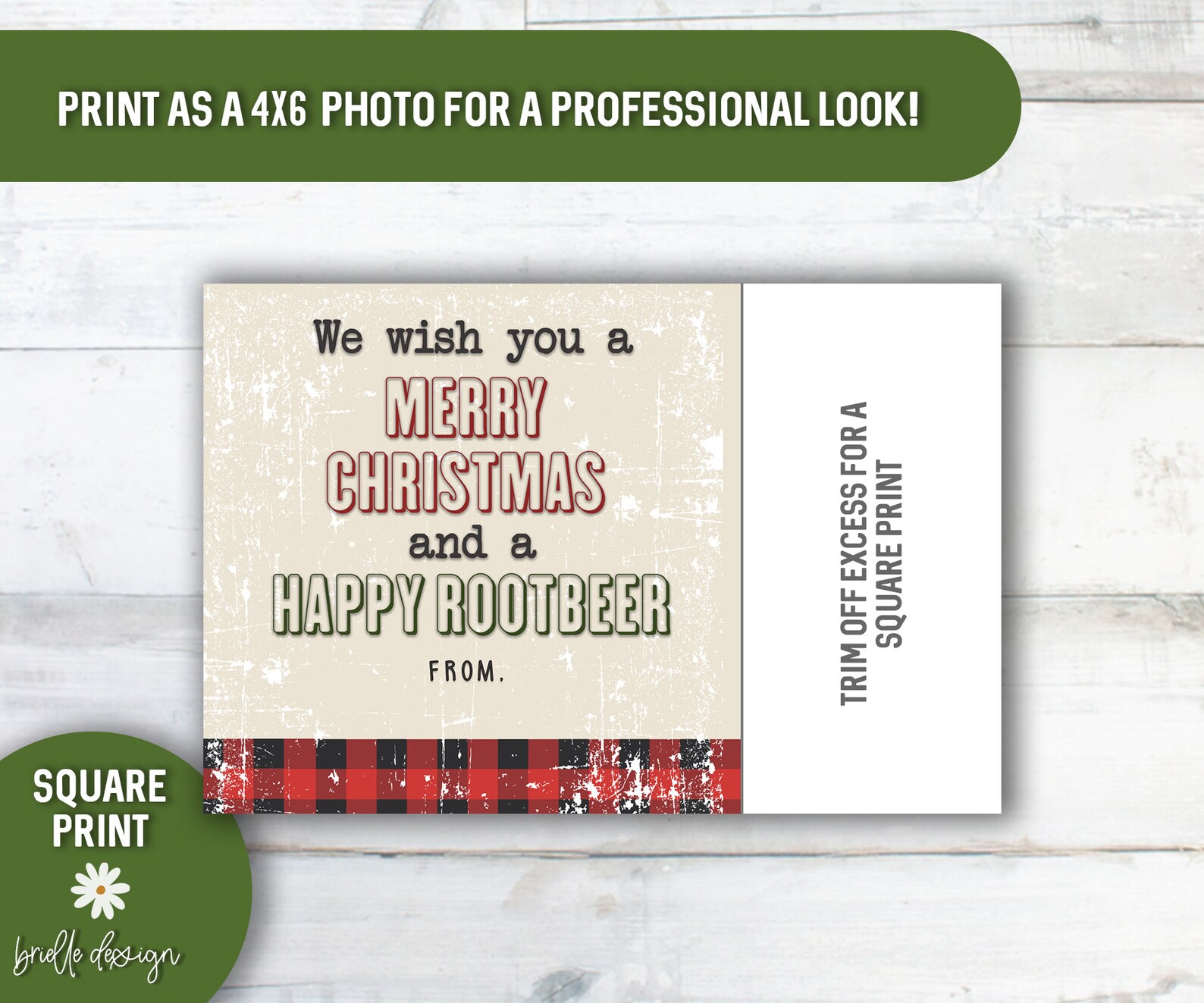 Merry Christmas Happy Root Beer | Printable Gift Tag | Neighbors ...