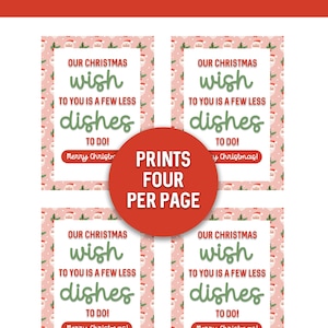 Our Christmas Wish to You is A Few Less Dishes to Do, Christmas ...