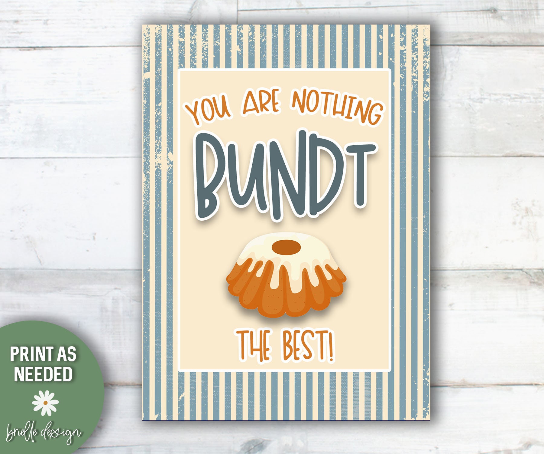 Nothing Bundt the Best, Bundt Cake, Thank You Gift, Sweet Treat ...