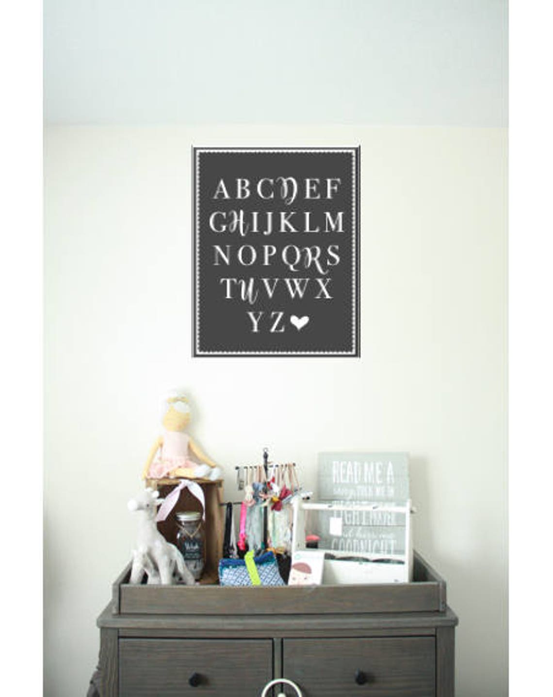 Farmhouse ABC Nursery Printable Wall Art - Etsy