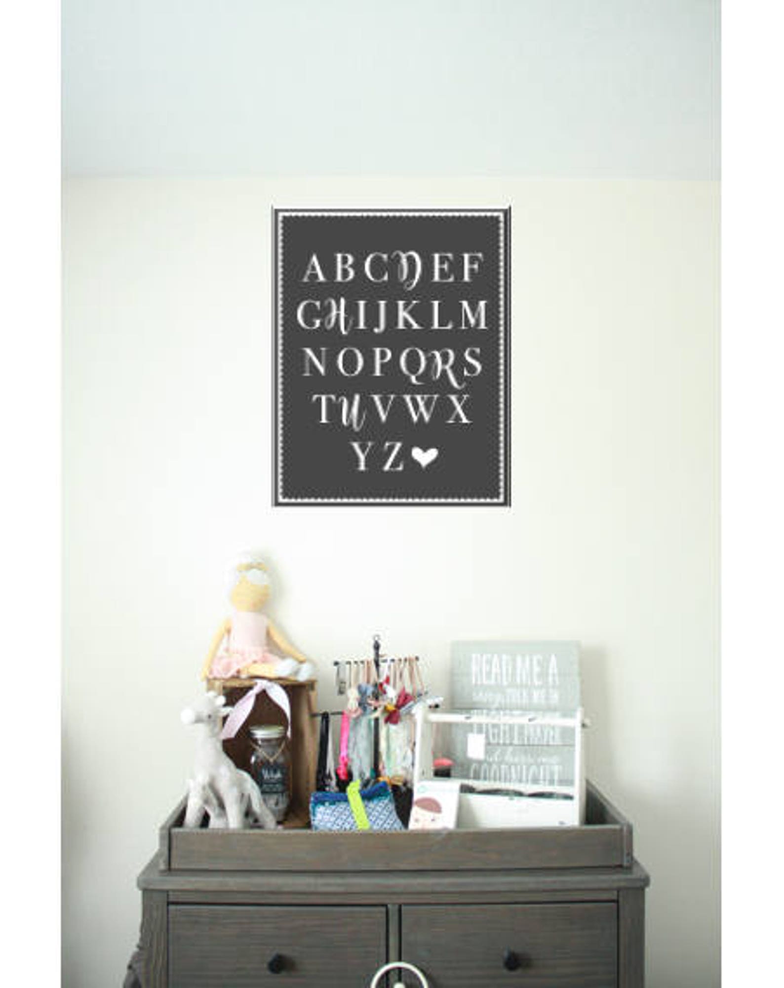 Farmhouse ABC Nursery Printable Wall Art - Etsy
