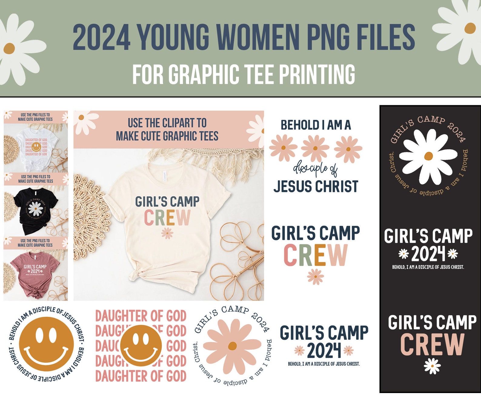 Girls Camp, Young Women, PNG, LDS Girls Camp, Girls Camp Shirt, Clipart ...