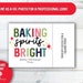 Baking Spirits Bright | Christmas Printable Tag | Neighbor, Friend ...
