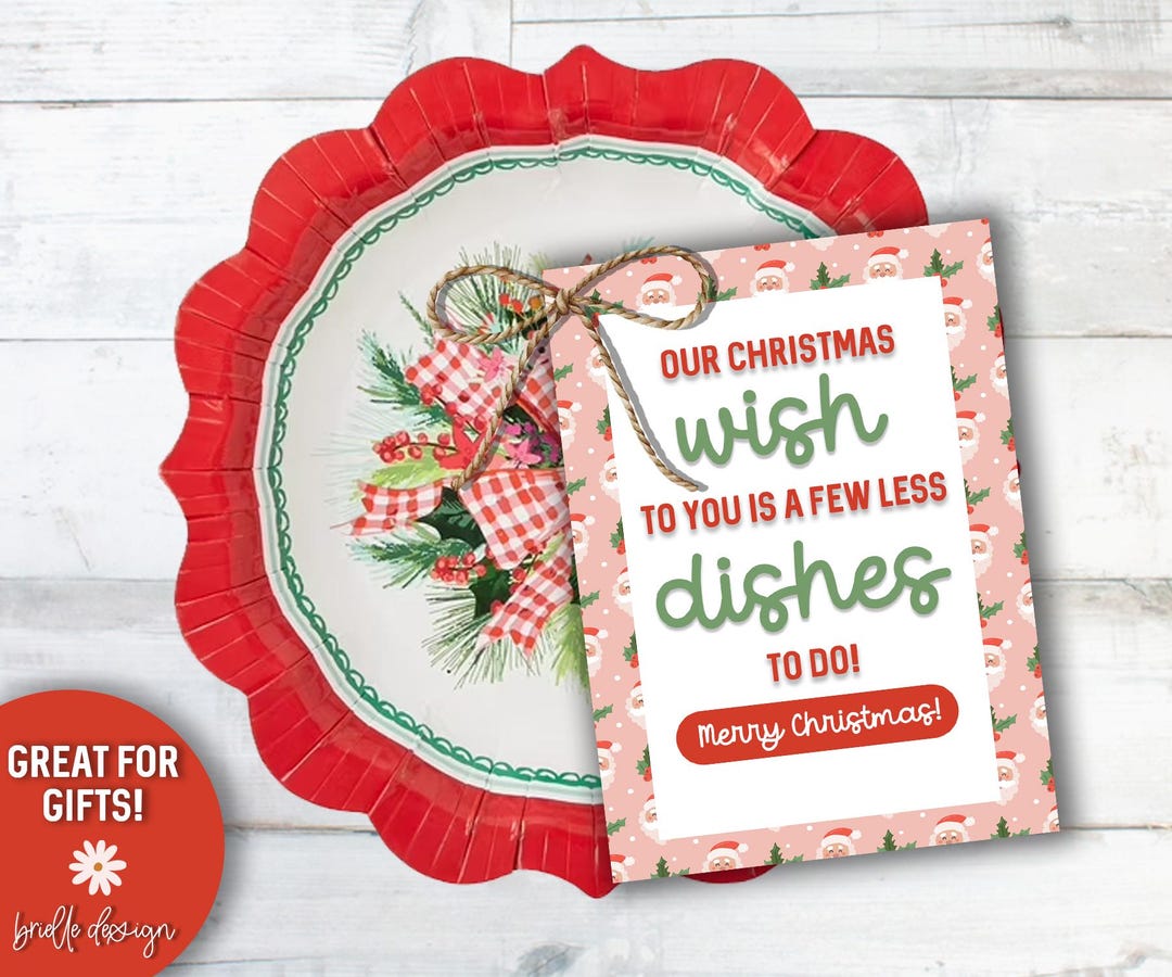 Our Christmas Wish to You is A Few Less Dishes to Do, Christmas ...