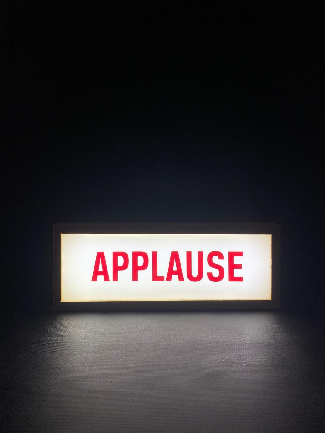 Custom Text Light Box , Applause LED Light Frame ,studio Wall Decor ...