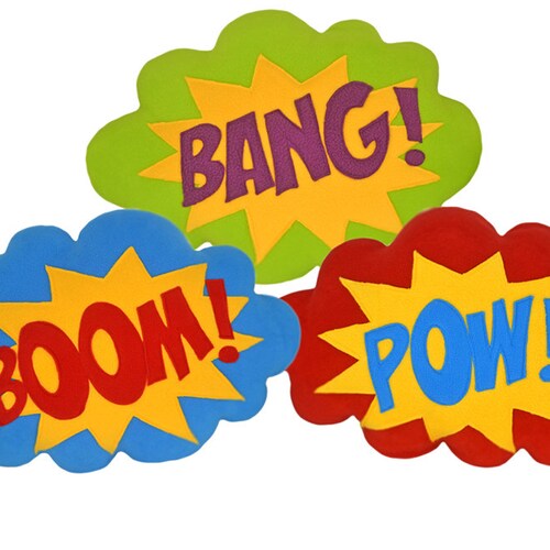 INSTANT DOWNLOAD Bam Splat Kapow Wham Comic Book Baby Shower | Etsy UK