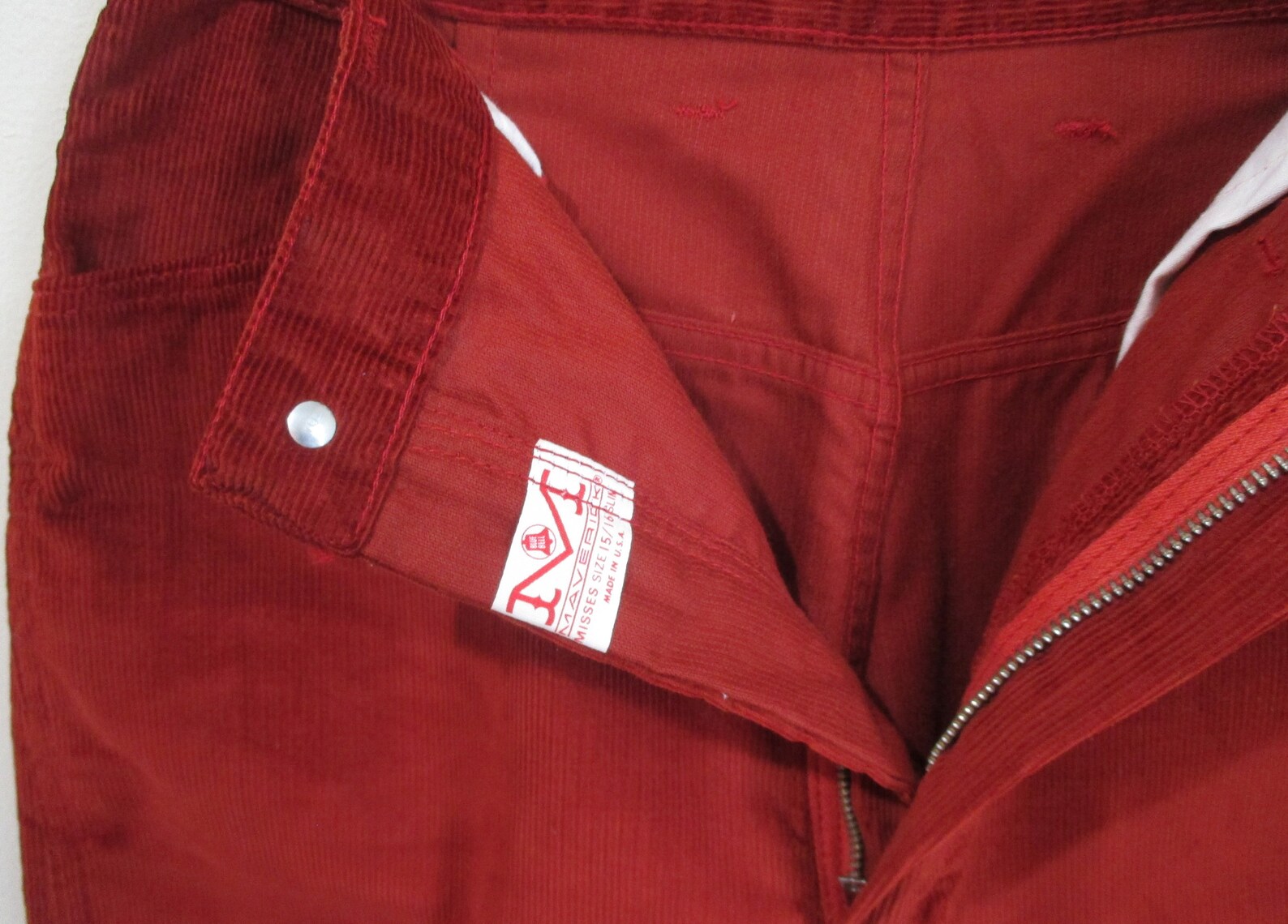 Vintage 1960s Deadstock Corduroy Pants Rust Red 1960s 70s - Etsy