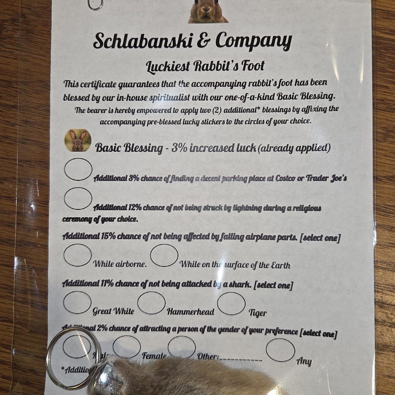 Rabbit Feet Luck - Etsy