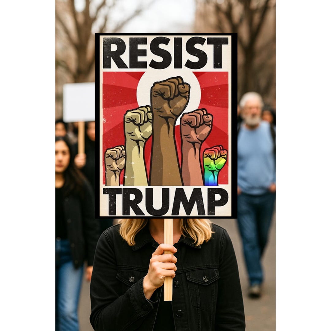 Resist Poster Printable, Activist Wall Art, Bold Statement Print ...