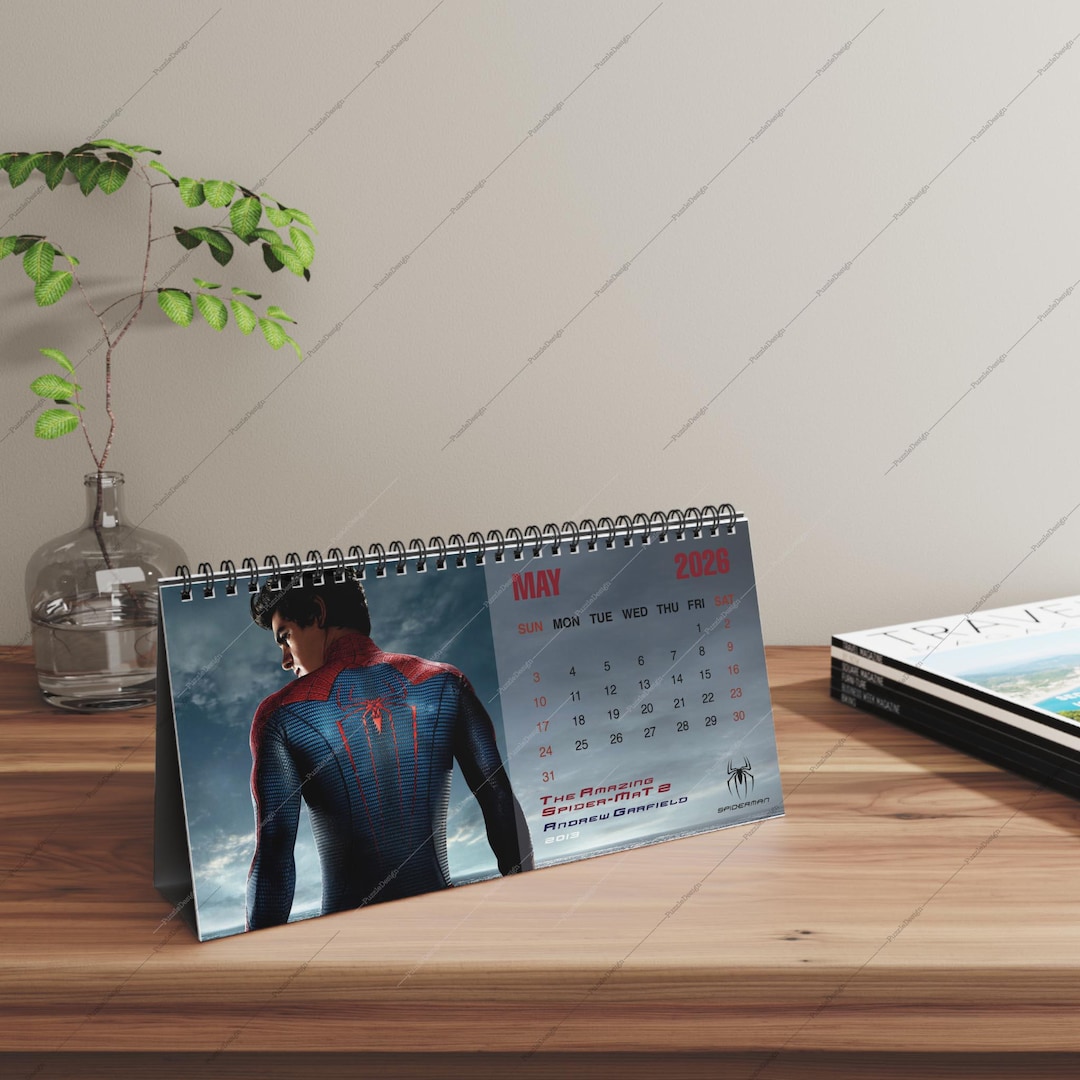 2026 Spider-man Desk Calendar | 2026 Desk Calendar | Spiderman | Movie ...