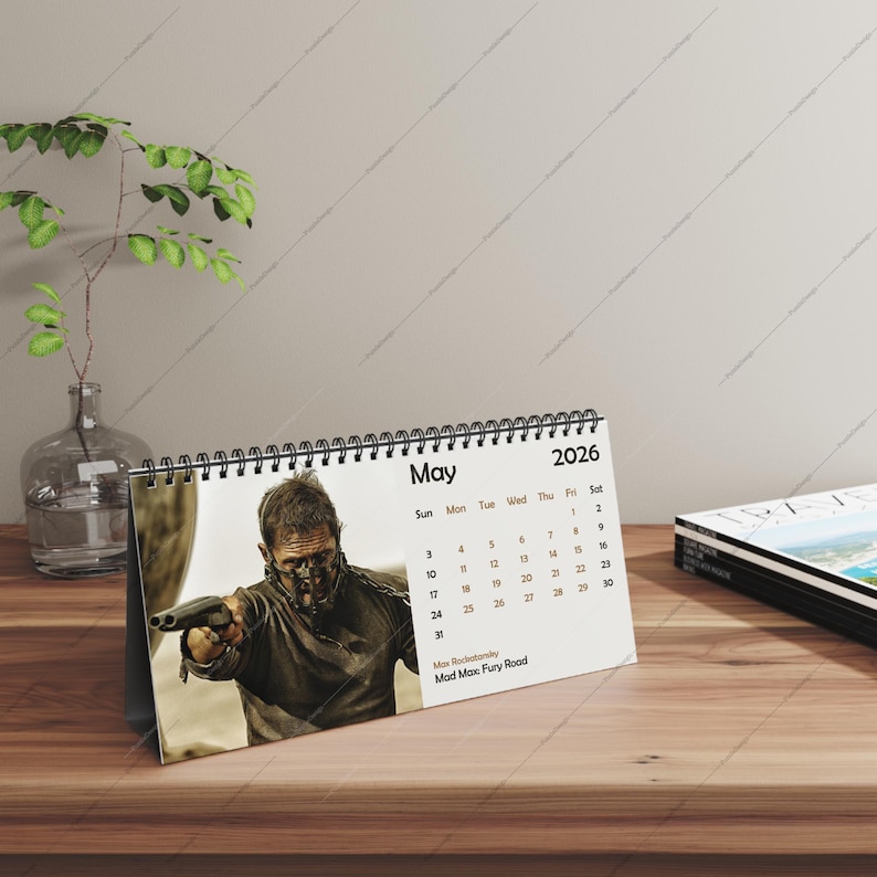 2026 Tom Hardy Desk Calendar | 2026 Desk Calendar | Tom Hardy | Movie ...