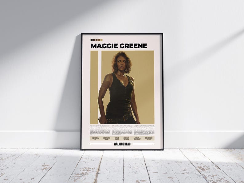 Maggie Greene Poster | the Walking Dead Poster | Lauren Cohan ...