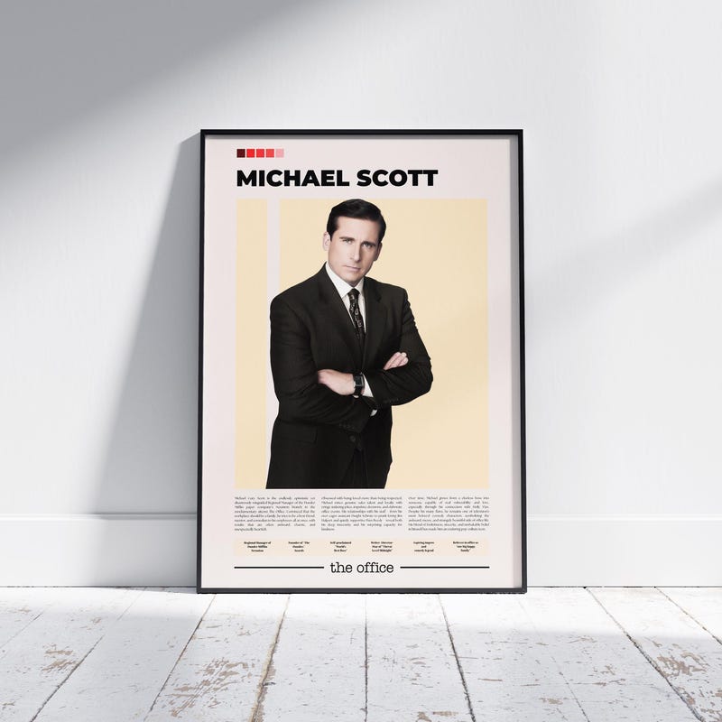 Michael Scott Poster - Etsy