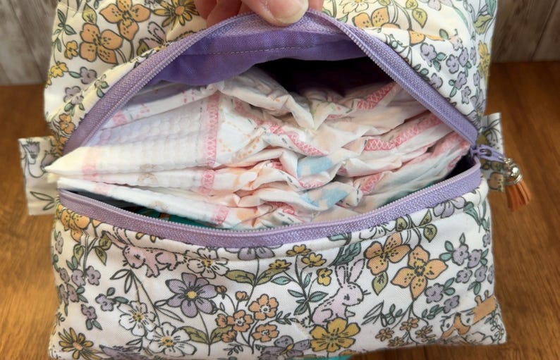 Woodland Fairytale Diaper Tote and Bonus Triangle Pouch - Etsy