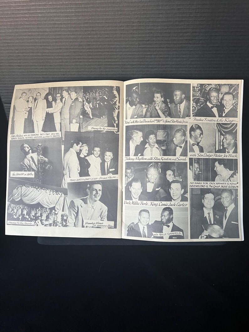 1953 Biggest Show Booklet – Nat King Cole, Sarah Vaughan, Capitol ...