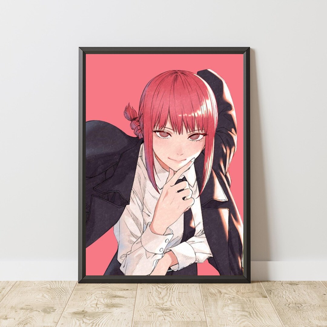 Makima Poster | Chainsaw Man Poster | Manga Poster | Anime Poster ...