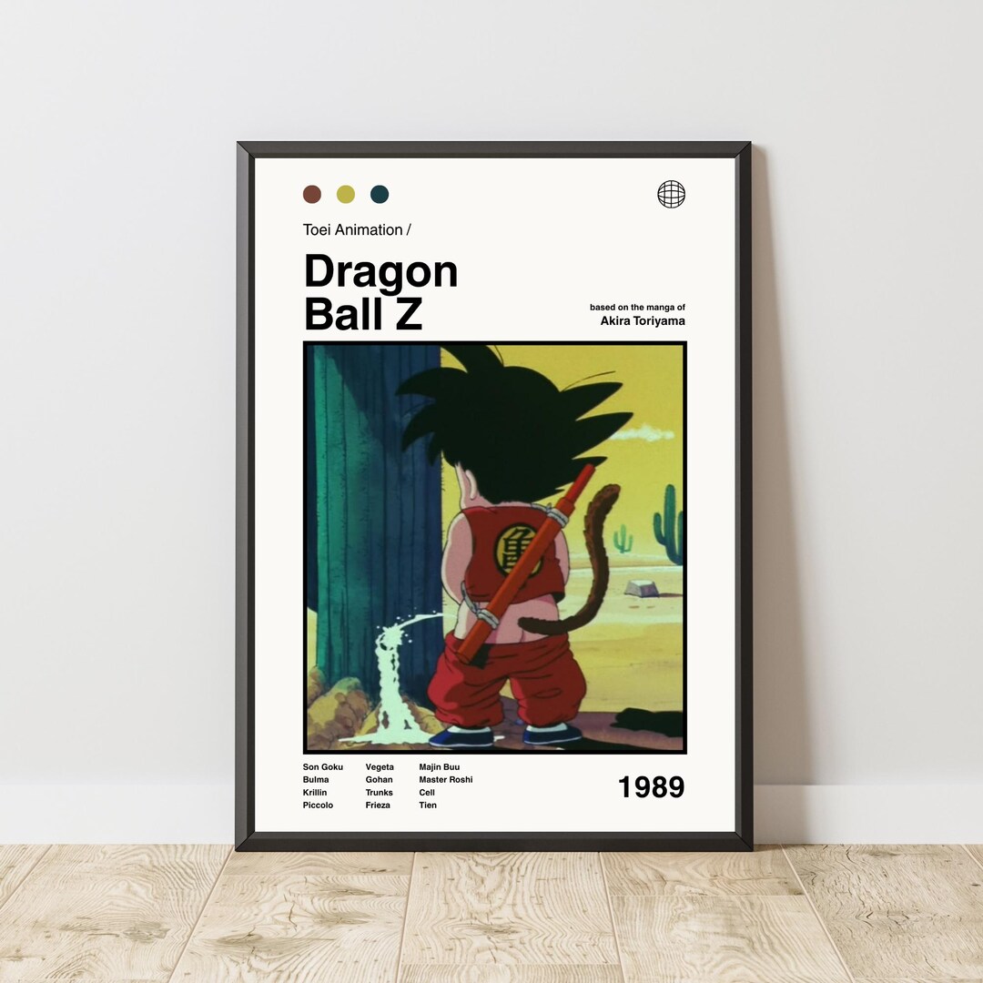 Kid Goku Poster | DBZ Poster | Manga Poster | Anime Poster | Japanese ...