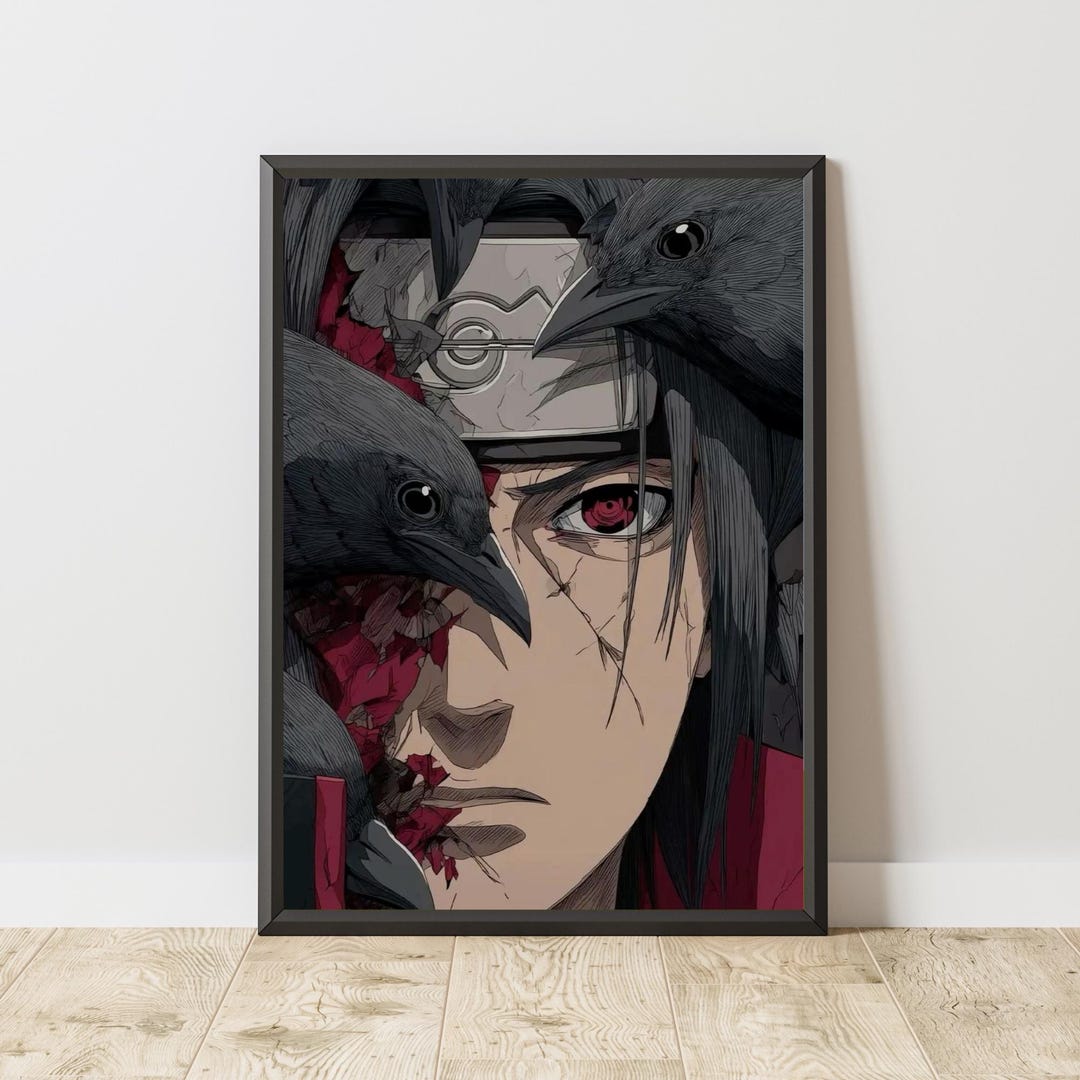 Uchiha Itachi Poster | Naruto Poster | Manga Poster | Anime Poster ...