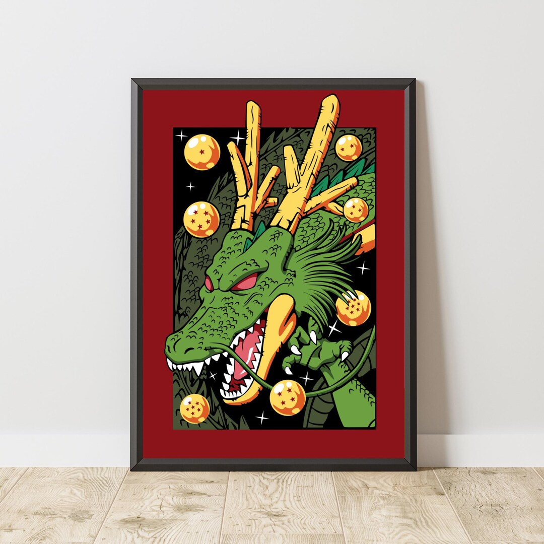 Shenron Poster | DBZ Poster | Manga Poster | Anime Poster | Japanese ...