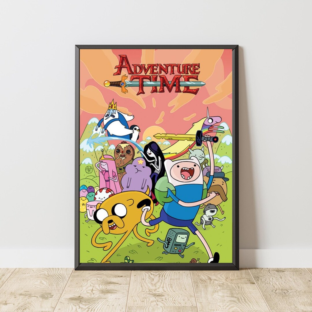 Adventure Time Poster | Manga Poster | Anime Poster | Cartoon Wall Art ...