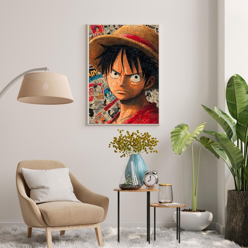 Monkey D. Luffy Poster | Luffy Design Poster | Manga Poster | Anime ...