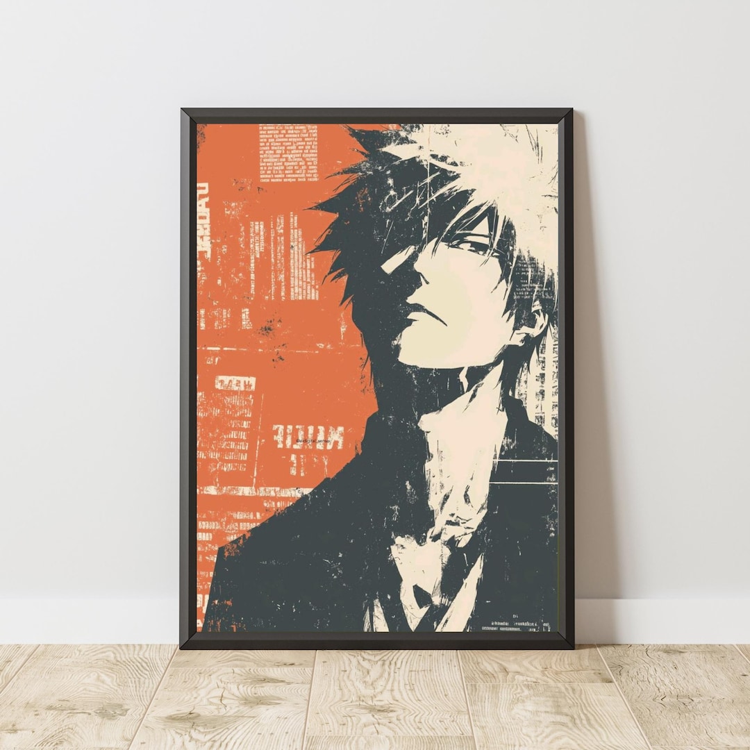 Ichigo Poster | Bleach Poster | Manga Poster | Anime Poster | Japanese ...
