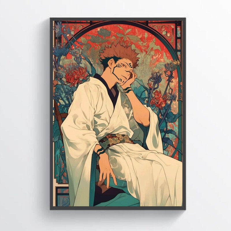 Sukuna Manga Panel - Etsy