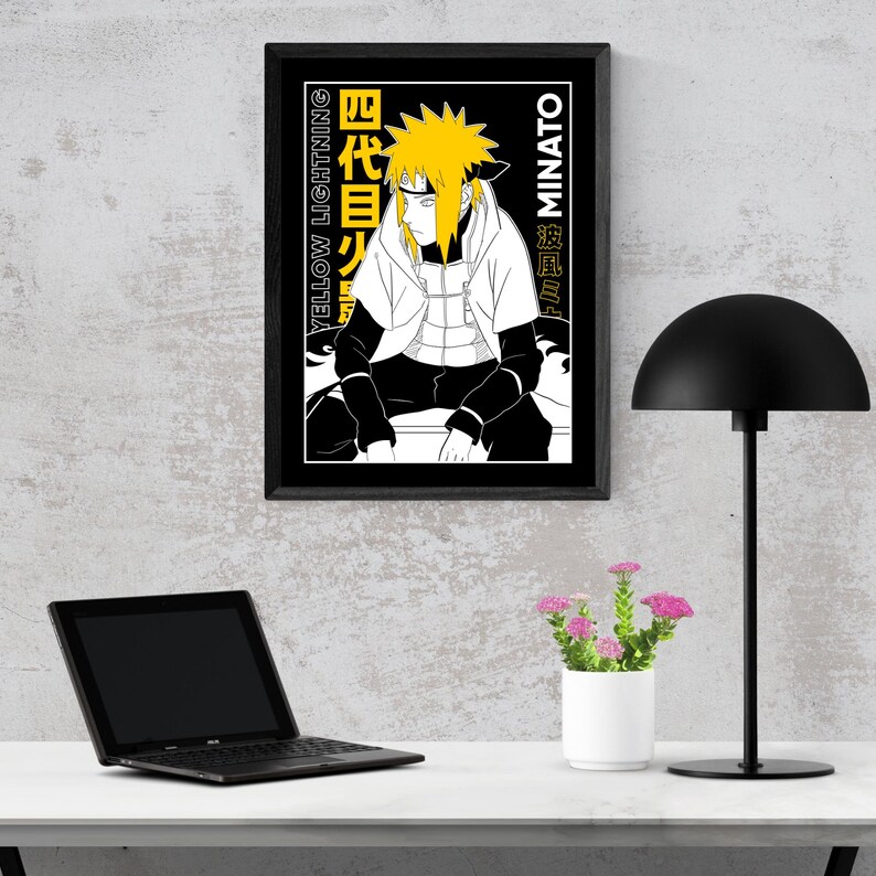 Minato Poster | Naruto Poster | Manga Poster | Anime Poster | Japanese ...