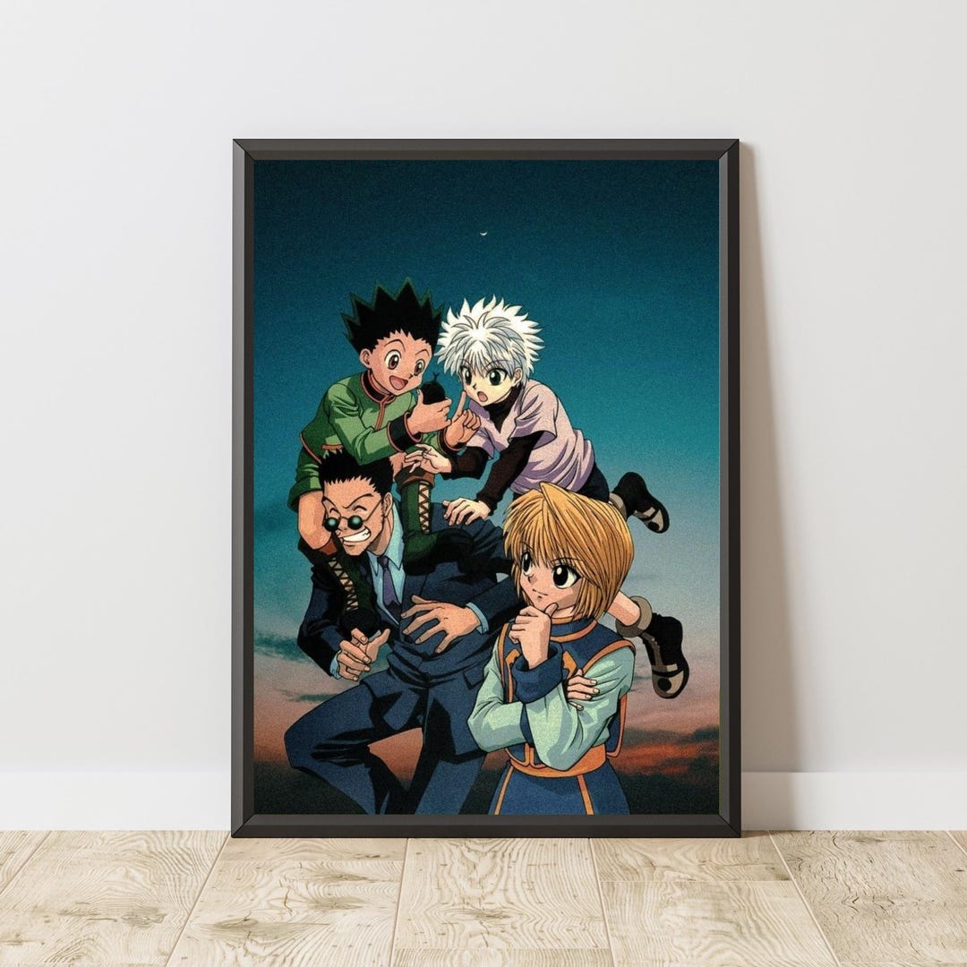 Hxh Team Poster | Hunter X Hunter Poster | Manga Poster | Anime Poster ...
