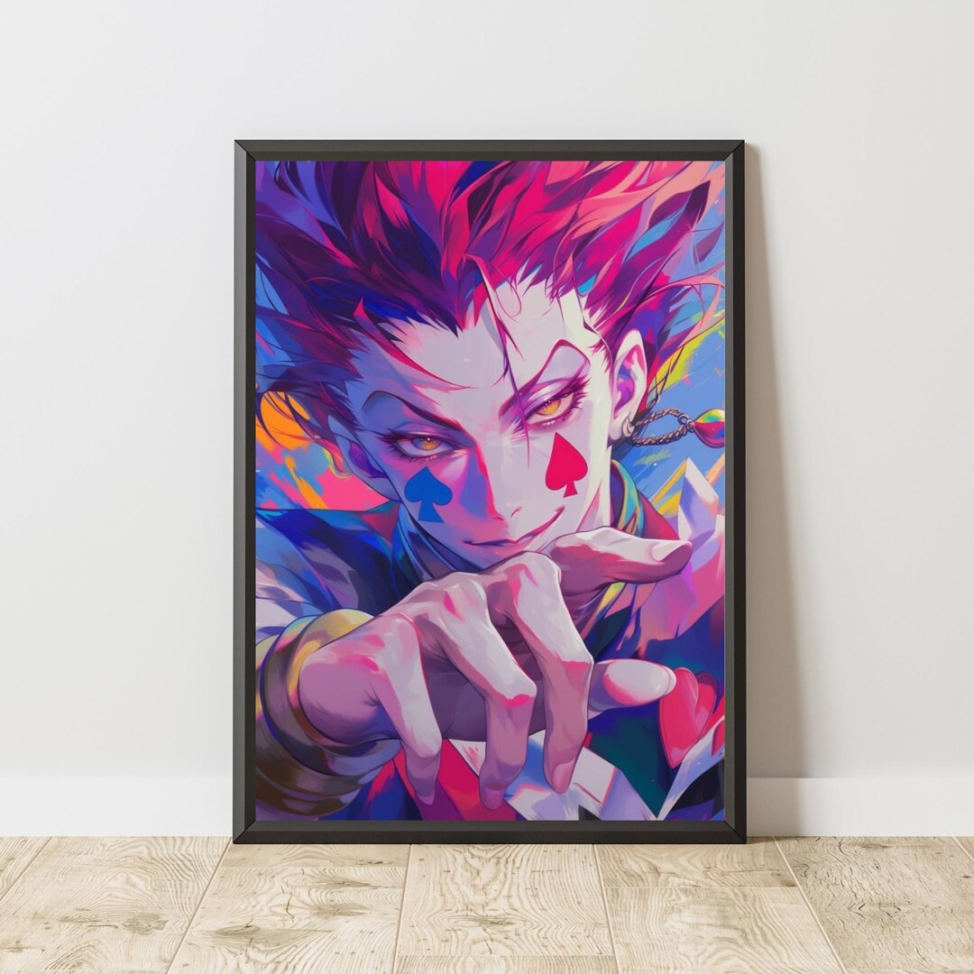 Hisoka Poster | HXH Poster | Manga Poster | Anime Poster | Japanese ...